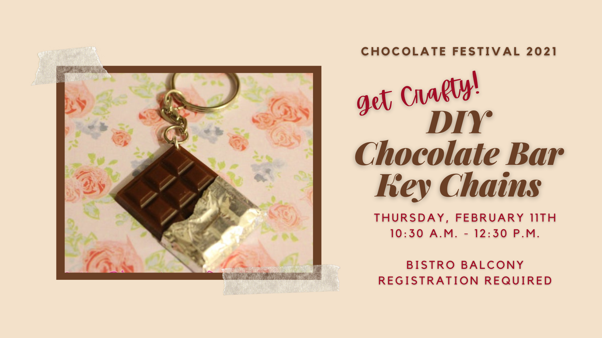 Chocolate Festival-Chocolate Key Chains - Walnut Hill College